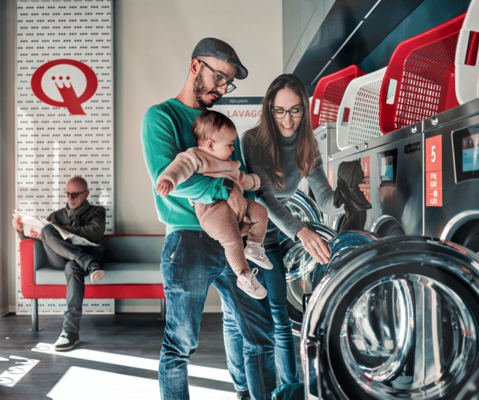 Get in contact with your laundry clients.